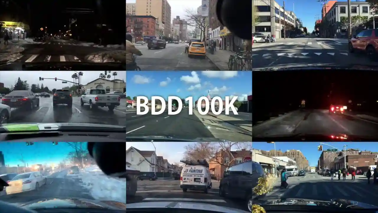 BDD100K: Database of driving videos for self driving cars AI