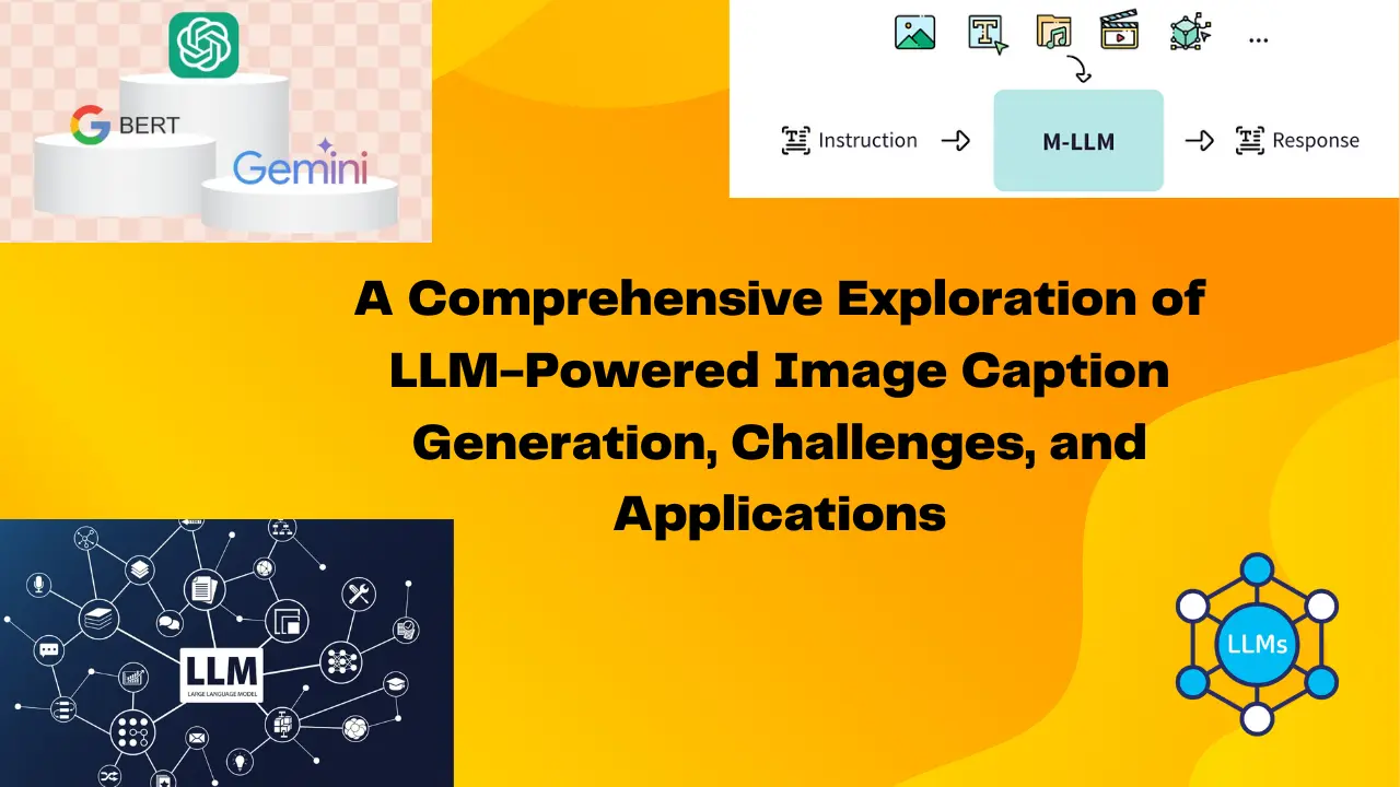 LLM-Powered Image Captioning: Challenges & Applications
