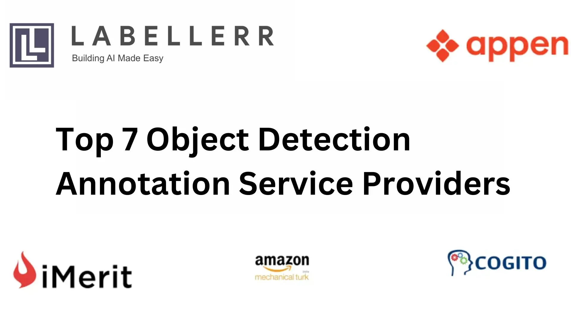 7 Best Object Detection Service Providers in 2025[Updated]