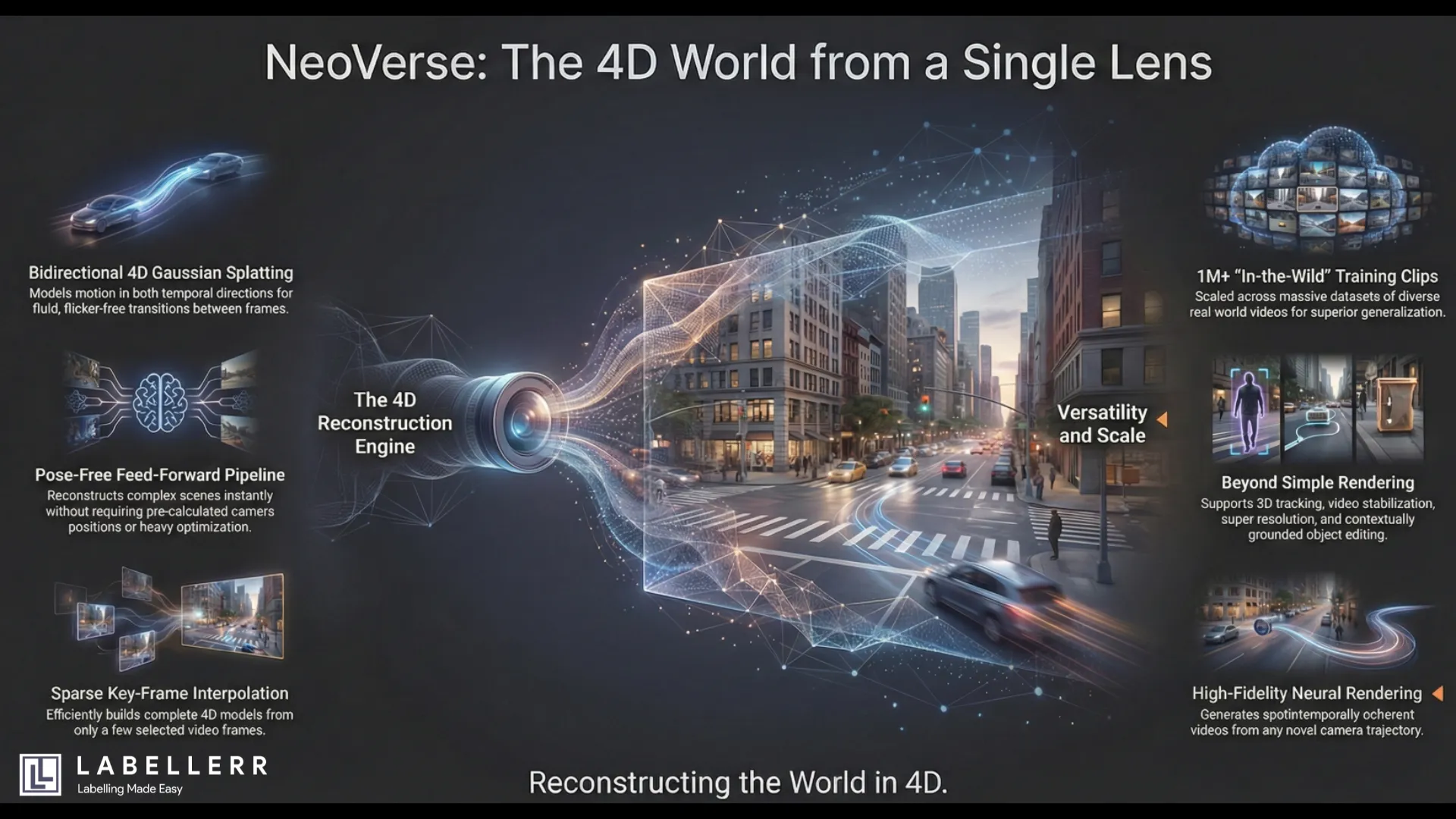 NeoVerse 4D World Model: Escaping the 4D Data Bottleneck